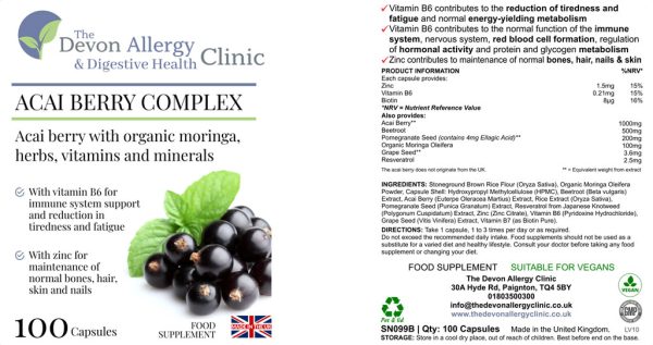 Acai Berry Complex – Devon Allergy Clinic