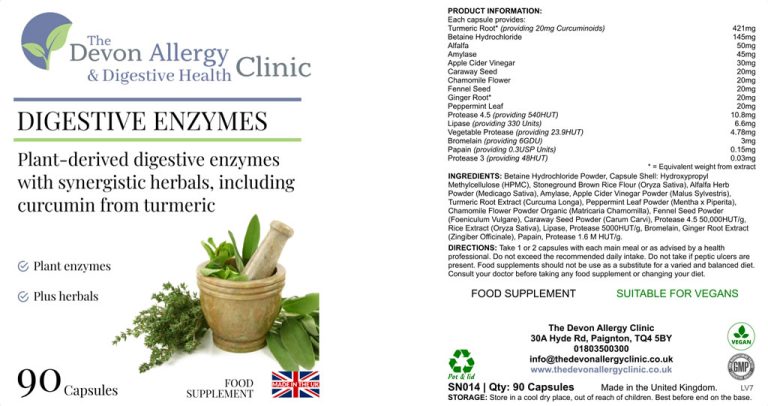 DIGESTIVE ENZYMES – Devon Allergy Clinic